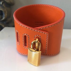 Tom Ford | Jewelry | Tom Ford Padlock Leather Bracelet | Poshmark